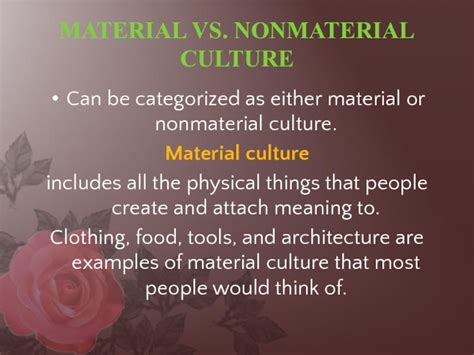 What Is Culture Material and Nonmaterial Culture презентация доклад