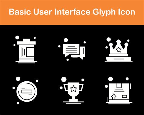 Basic User Interface Vector Icon Set Vector Art At Vecteezy