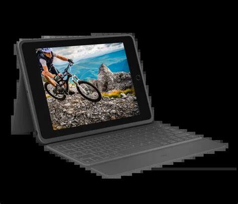 Logitech Rugged Folio Ipad Th Th Th Generation Protective Keyboard Case With Smart