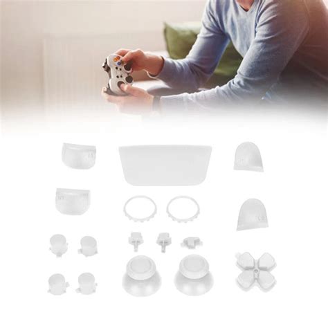 Bianco Set Completo Pulsanti Per Joystick Controller Dpad R1 L1 R2 L2 Ghb Eur 5 70 Picclick It