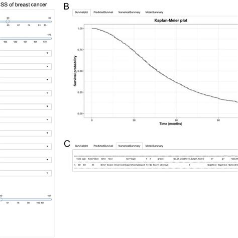 a dynamic nomogram to predict cancer specific survival css at any