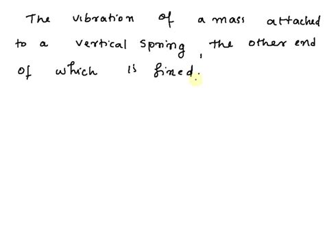 Solved When The Acceleration Of A Mass On A Spring Is Zero The Velocity Is At A When The