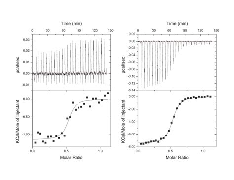Fig S ITC Experiments At C And C In DDM Representative ITC Download Scientific
