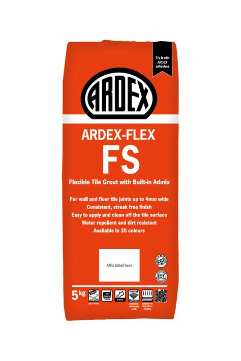 Ardex Flex Fs Flexible Standard Set Tile Grout For Narrow Joints