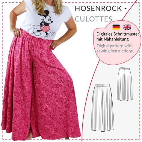 Culottes Sewing Pattern Sewing Pattern Culottes Sew Your Own