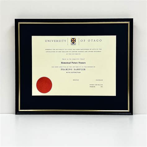 Otago Uni Degree Frames Homestead Picture Framers