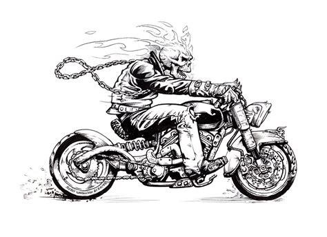 Skeleton Riding A Motorcycle Google Search Ghost Rider Motorcycle