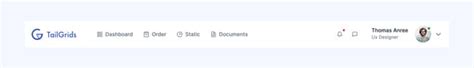 Tailwind Horizontal Menus Components And Sections Tailgrids