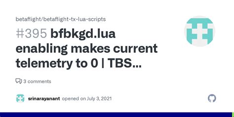 Bfbkgd Lua Enabling Makes Current Telemetry To Tbs Crossfire Nano Reveiver Mamba F