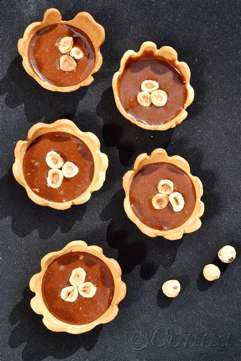 Sabor Ταρτάκια με πραλίνα φουντουκιού Tartelettes with hazelnut praline
