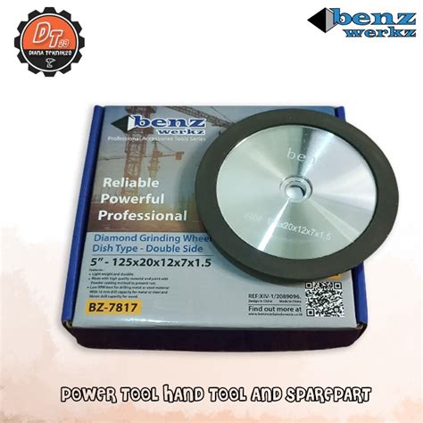 Jual Mata Asah Gerinda Duduk 5 Benz Diamond Grinding Wheel Batu Asah