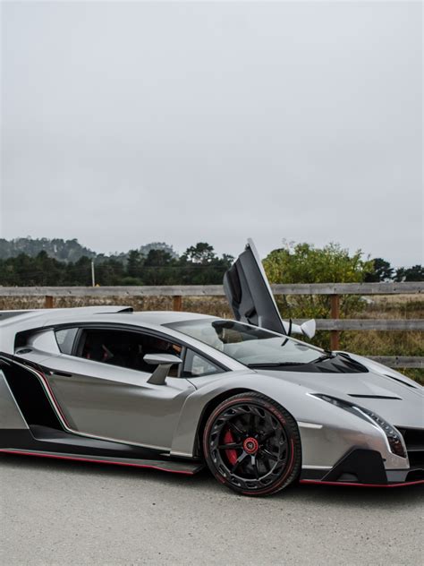Download Wallpaper Road Grey The Fence Lamborghini Grey