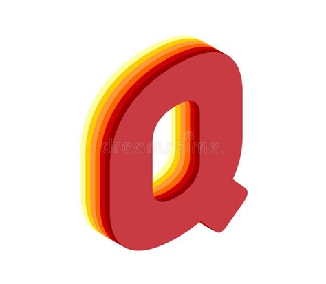 English Alphabet Letter D Rendering Isolated White Background Stock Illustration Illustration