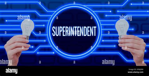 Conceptual Caption Superintendent Internet Concept A Person Who