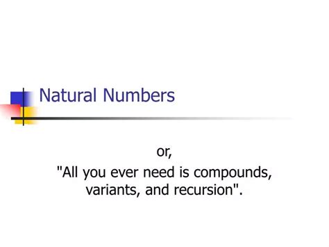 PPT Natural Numbers PowerPoint Presentation Free Download ID