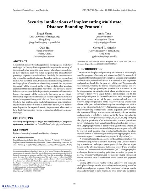 pdf security implications of implementing multistate distance