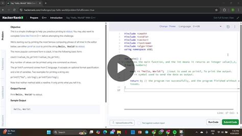 dsa cplusplus hackerrank codingjourney helloworld learnbydoing