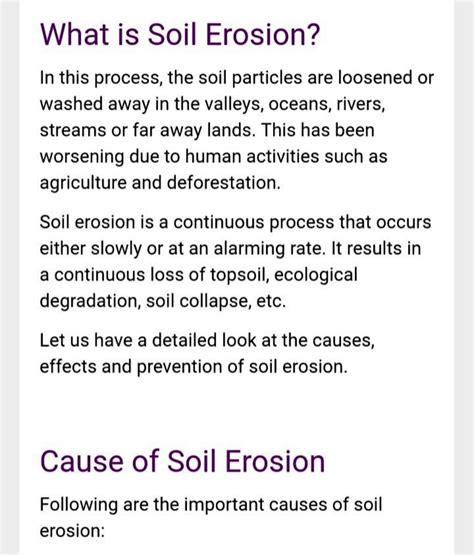 SOLUTION Soil Erosion Studypool