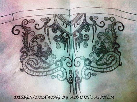 Intricate Designs On An Open Book