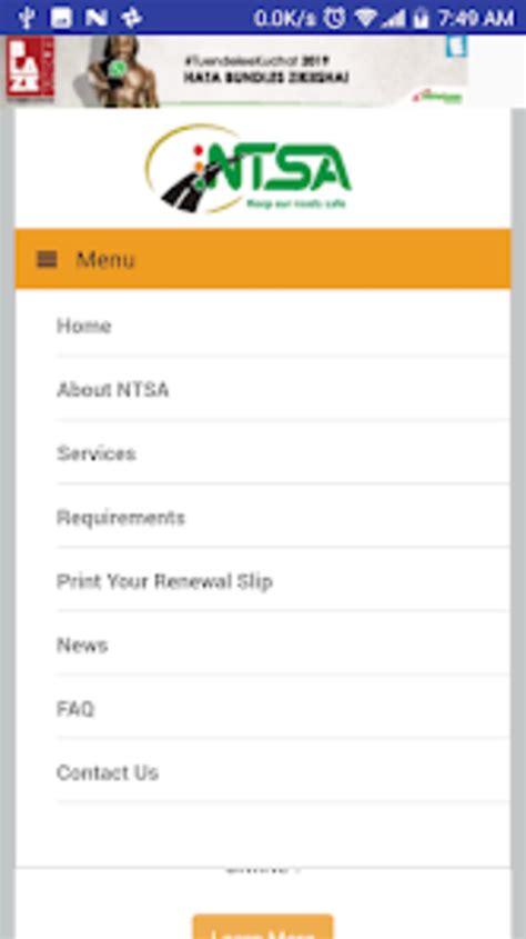 Ntsa Mobile App For Android Download