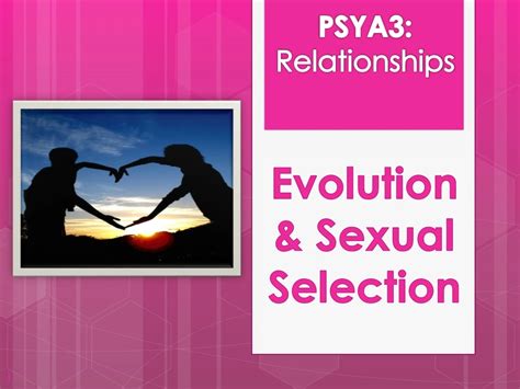 Ppt Evolution And Sexual Selection Exploring Attractiveness And Mate