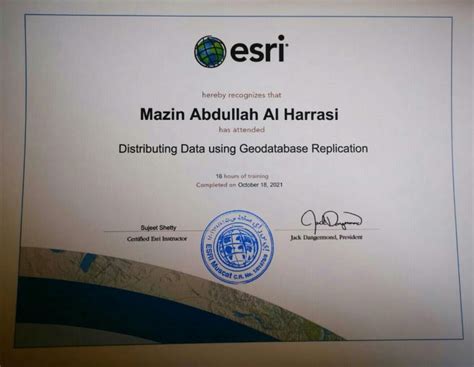 Mazin Al Harrasi On Linkedin Geodatabase Replication Allows For Fine Grained Control In Terms