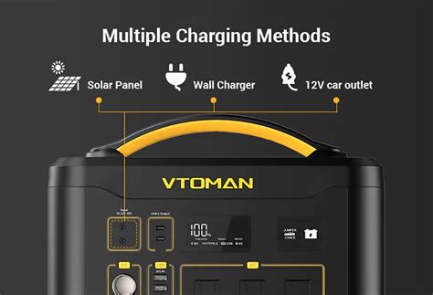 New VTOMAN Jump 1800 Portable Power Station 1548Wh LiFePO4 Battery