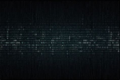 Binary Code Background With Copy Space Frame Mockup Premium Ai