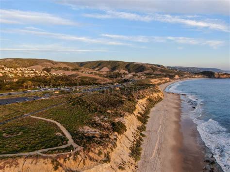 Aerial View Of Newport Beach During Sunset Time Stock Image Image Of