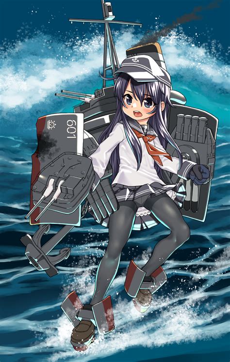 Akatsuki Kantai Collection Drawn By Harukaze Unipo Danbooru