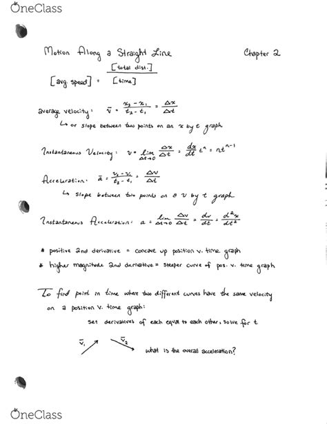 PHY 301 Midterm Exam Guide Comprehensive Notes For The Exam 13