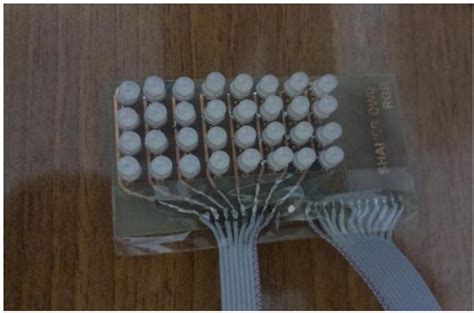 Fabricated Rgb Matrix Display