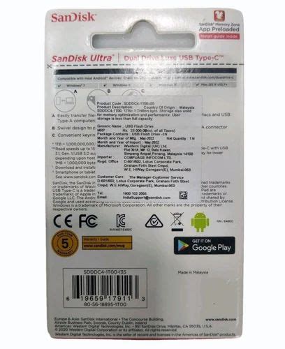 Sandisk Ultra Dual Drive Luxe Usb At ₹ 6700piece Sandisk Usb Pen