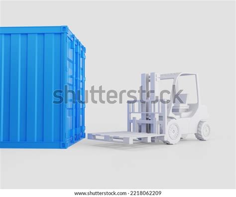 Preparatory Work Unloading Sea Container Loader Stock Illustration 2218062209 Shutterstock