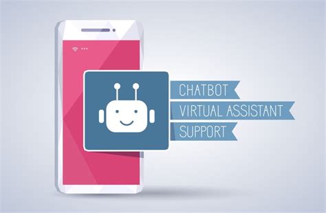 Chatbot Virtual Assistant Royalty Free Vector Image
