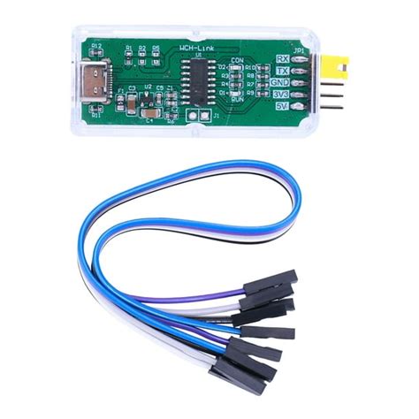 Placa Verde Wcklink Type C Con Carcasa Emulador Wch Link Descarga