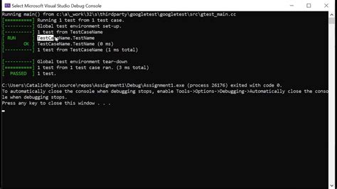 Using Google Tests In VS 2019 For C YouTube