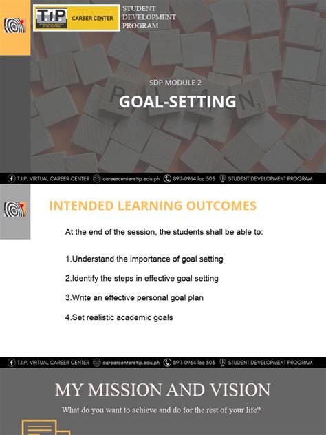 Sdp 2 Goal Setting Sy23 24 Pdf