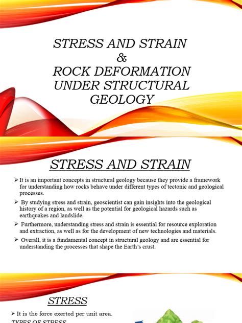 Ss And Strain Rock Deformation Under Structural Geology Download Free