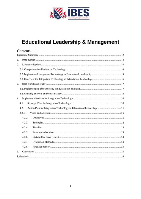 Pdf Educational Leadership And Management