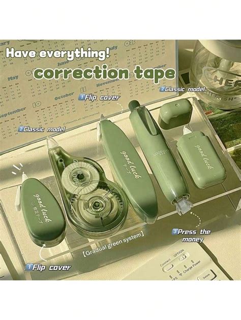 5 Packs High Value Multifunctional Correction Tape Set Creative