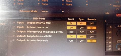 Ableton Receive Midi From My Arduino Leonardo Midi Controller But I Can