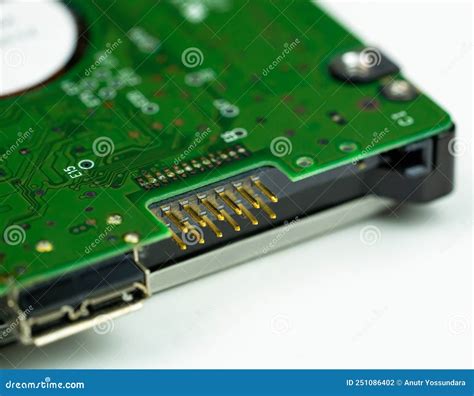 The External Harddisk Drive Connection At The Back For Connecting To A