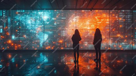 Premium Photo | Professionals interpreting and visualizing data analytics AI generate illustration