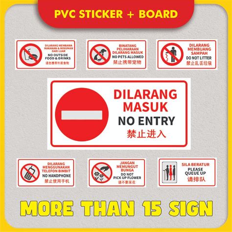 Pvc Signs Sticker Vinyl Adhensive Sticker Board Waterproof