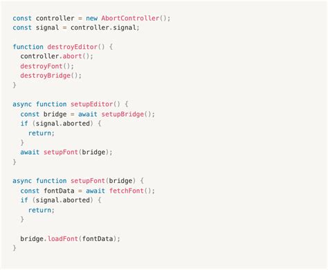managing asynchronous tasks in long lived single page applications