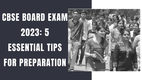 Cbse Board Exam 2023 5 Easy Tips To Prepare For Class 10 12 Board Exam 2023 In Limited Time