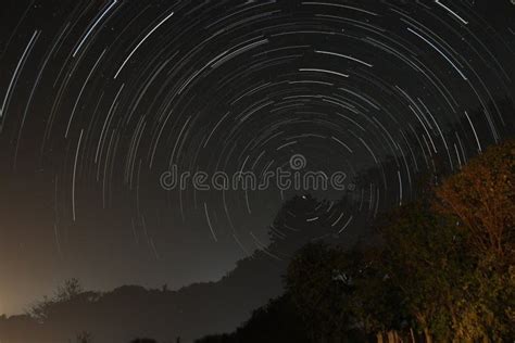 Long Exposure Of Stars At Home Stock Image Image Of Creativeart