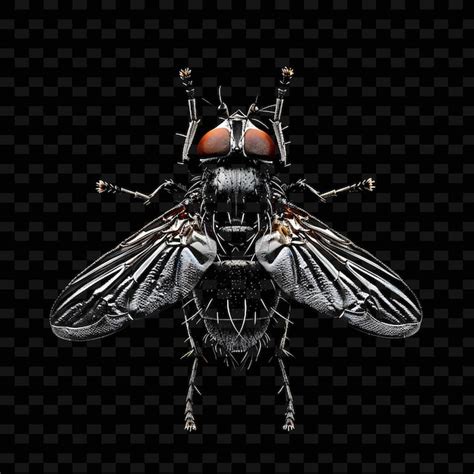 Premium Photo Tachinid Fly With Bristly Body Formed In Oil Material