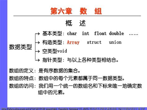 C语言程序设计 06章 数组 word文档在线阅读与下载 免费文档